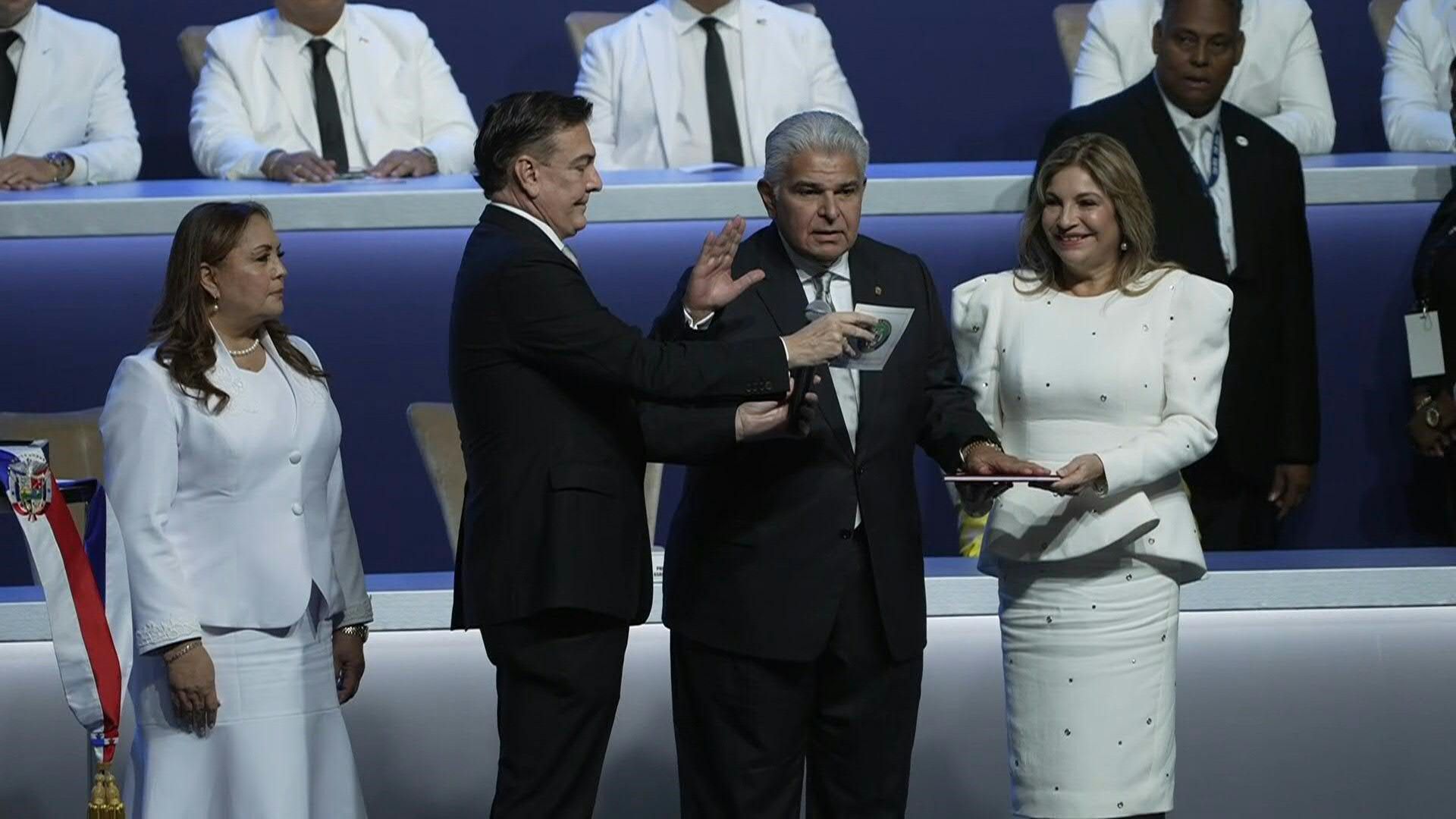 Jose Raul Mulino is sworn in as President of Panama Jose Raul Mulino is sworn in as President of Panama