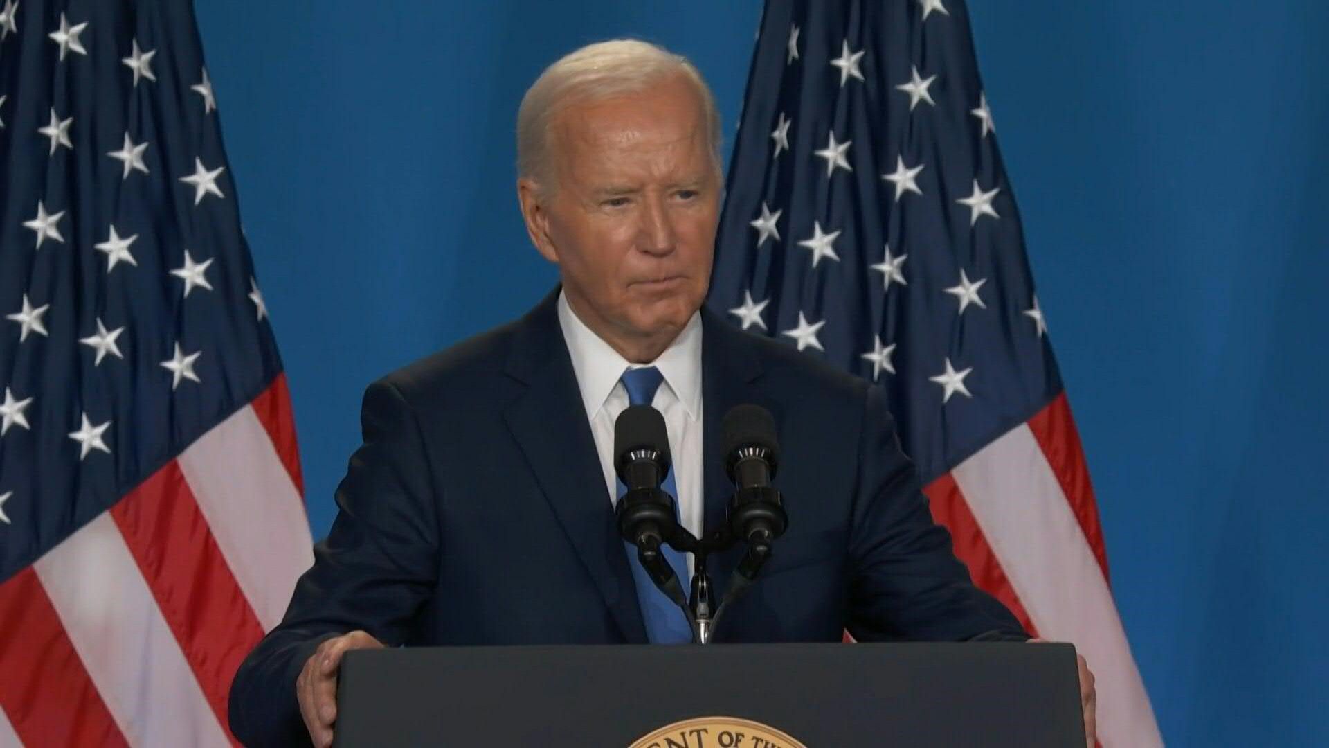 'I'm the most qualified person to run for president,' says Biden