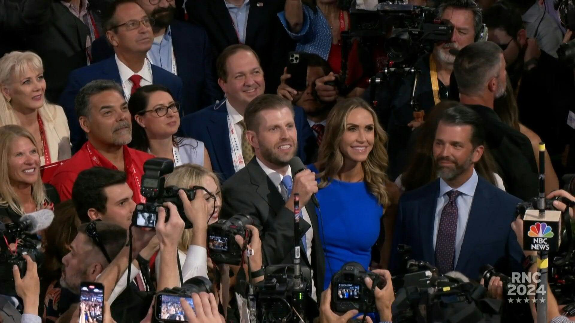 Republican Party convention formally nominates Trump for presidency