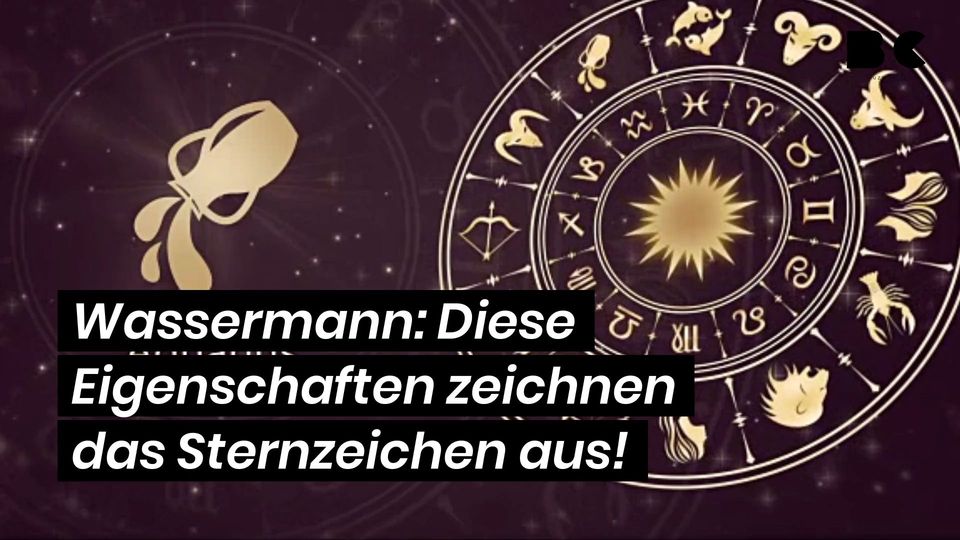 Wassermann: Diese Eigenschaften zeichnen das Sternzeichen aus! - BuzzClips